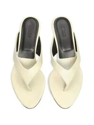 ROTATE BY BIRGER CHRISTENSEN Leather Mules - Neutrals