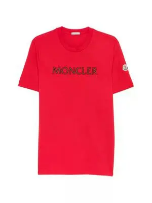 Moncler Logo-detail T-shirt - Red