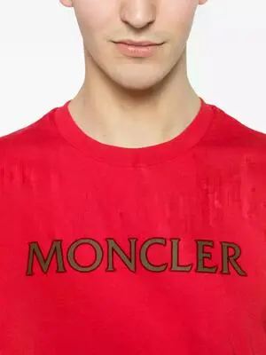Moncler Logo-detail T-shirt - Red
