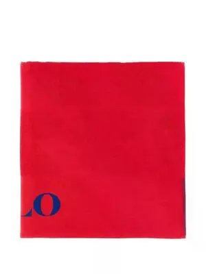 GALLO Terry Logo Beach Towel - Red