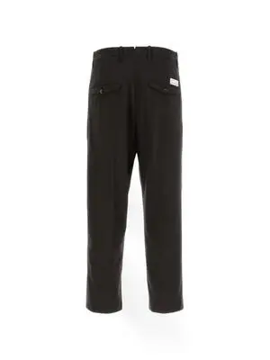 NINE:INTHE:MORNING Kai Logo-patch Trousers - Brown