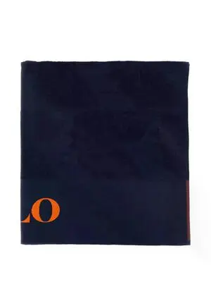 GALLO Terry Logo Beach Towel - Blue