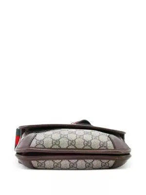 Gucci Neo Vintage Flap Messenger Gg Coated Canvas Small Crossbody Bag - Brown