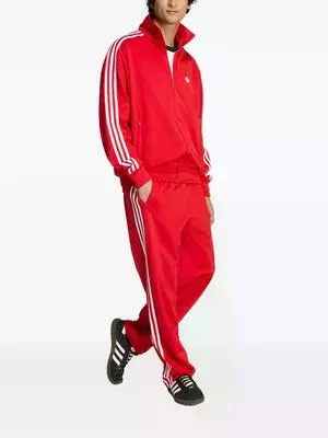 Adidas Firebird Three-stripe Track Jacket - Red