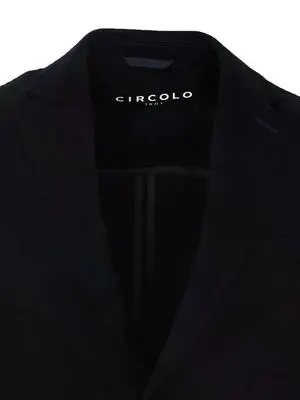 CIRCOLO 1901 Single Breasted Pockets Jacket - Black