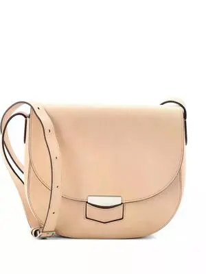 Celine Trotteur Medium Crossbody Bag Grainy Leather - Neutrals