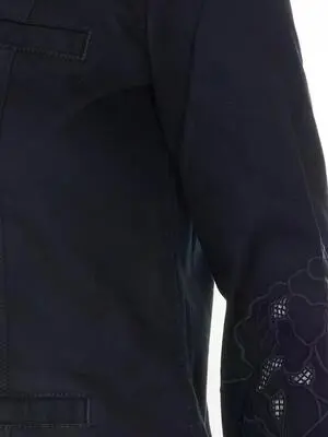 Liu Jo Embroidered Crewneck Jacket - Black
