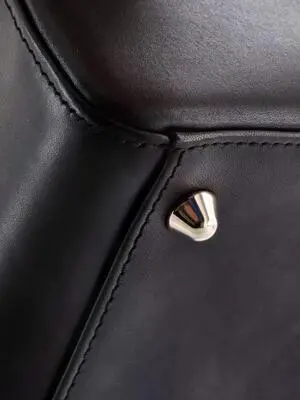Dior Lady Large Satchel Embellished Leather Patches - Black