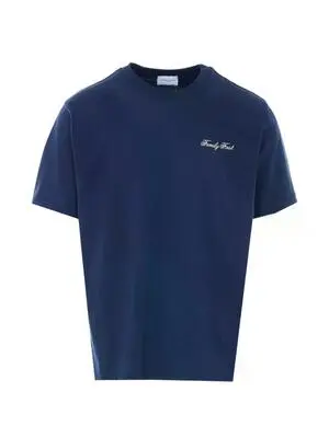 FAMILY FIRST Embroidered Logo Crewneck T-shirt