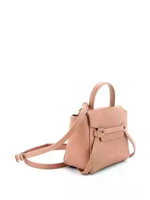 Celine Belt Bag Textured Leather Pico Shoulder Bag - Neutrals