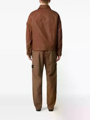 Stone Island Patch Button Jacket - Brown