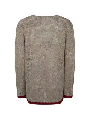 Comme Des Garçons Contrast-trim Sweater