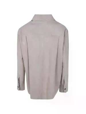 DRHOPE Pocket Suede Jacket
