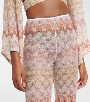Missoni Zigzag Lame Flared Trousers