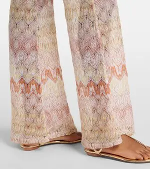 Missoni Zigzag Lame Flared Trousers
