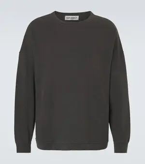 Our Legacy Cotton And Linen-blend Sweatshirt