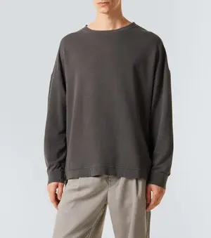 Our Legacy Cotton And Linen-blend Sweatshirt