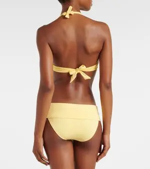 Melissa Odabash Brussels Ring Detail Bikini Top - Yellow