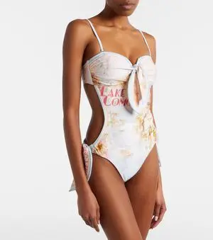 Zimmermann Como Printed One Piece Swimsuit
