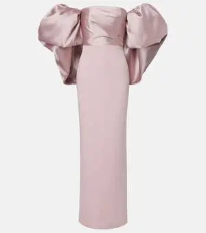 Solace London Floris Off-shoulder Gown