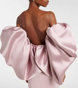Solace London Floris Off-shoulder Gown