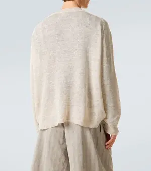 Our Legacy Rue Linen And Cotton Sweater