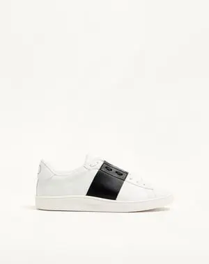Valentino Garavani Open Royco Trainer In Nappa - White/ Black
