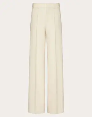 Valentino Garavani Valentino Wool Trousers Beige