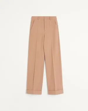 Valentino Garavani Valentino Wool Trousers Camel