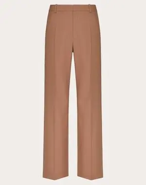 Valentino Garavani Valentino Wool Trousers Light Camel