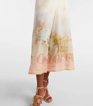 Zimmermann Como Linen And Silk Jumpsuit