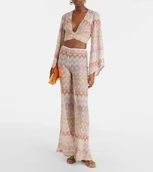 Missoni Lamé Crop Top - Multicoloured