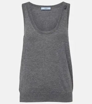 Prada Cashmere Sweater Vest - Grey