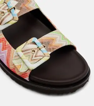 Missoni Mia Zigzag Slingback Sandals - Multicoloured