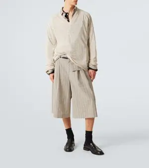 Our Legacy Rue Linen And Cotton Sweater - Beige