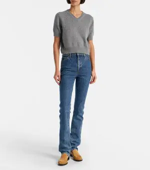 Khaite Daria Mid-rise Slim Jeans