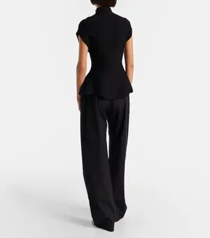 Khaite Wide-leg Virgin Wool Pants