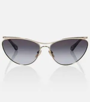 Chloé Uma Cat-eye Sunglasses - Gold