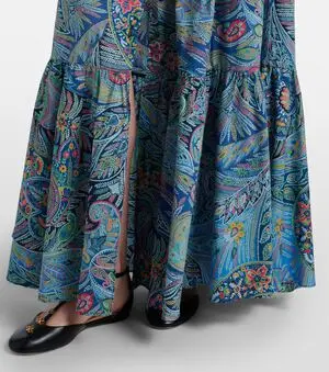 Etro Paisley Cotton-blend Shirt Dress - Multicoloured