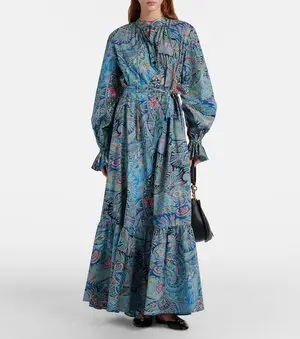 Etro Paisley Cotton-blend Shirt Dress - Multicoloured