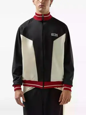 Gcds Two-tone Zip-up Jacket - Neutrals