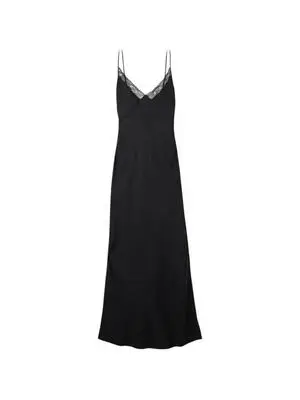 THE ROW V-neck Dress - Black