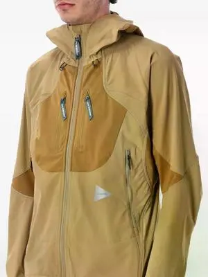 AND WANDER Zip Panelled Jacket
