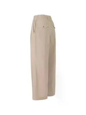 Issey Miyake Belt-loops Wide Leg Pants
