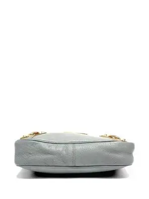 Balenciaga 2000-2010s Leather Shoulder Bag - Blue