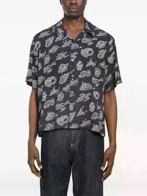 Moncler Printed Short-sleeve Shirt