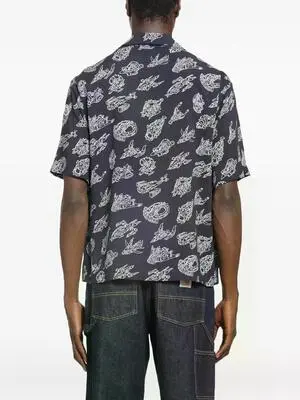 Moncler Printed Short-sleeve Shirt