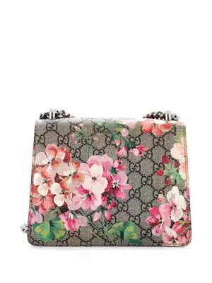 Gucci Dionysus Blooms Print Gg Coated Canvas Mini Shoulder Bag - Brown