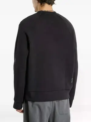 On Focus Tech Crewneck Sweatshirt - Black