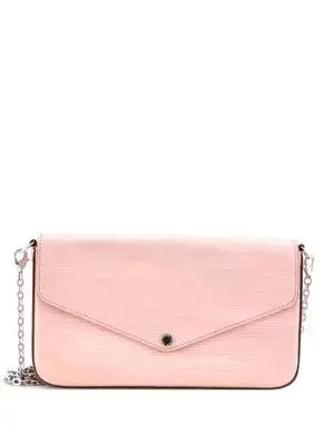 LOUIS VUITTON Felicie Pochette Epi Leather Crossbody Bag - Pink